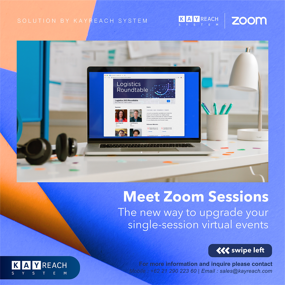 Meet Zoom Sessions: The new way to upgrade your single-session virtual events