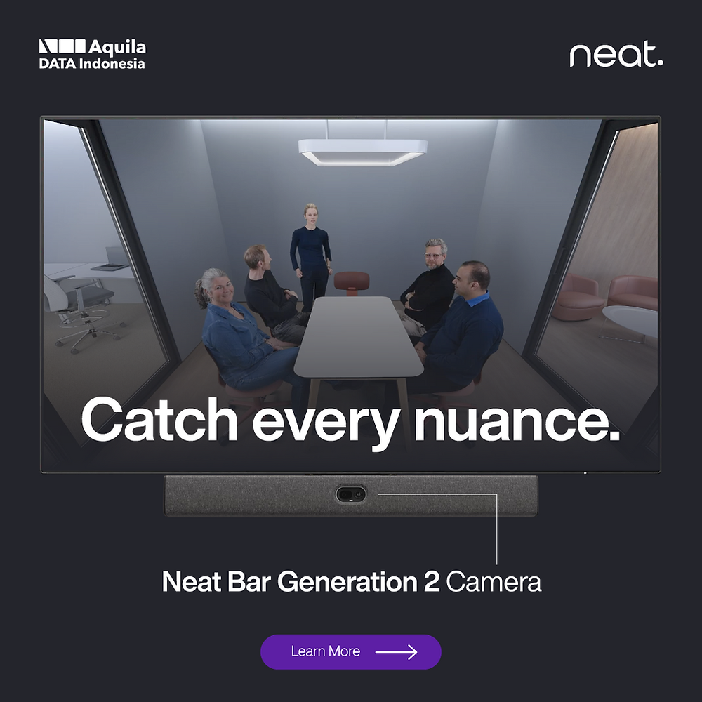 Catch every nuance. Neat Bar Generation 2 Camera.