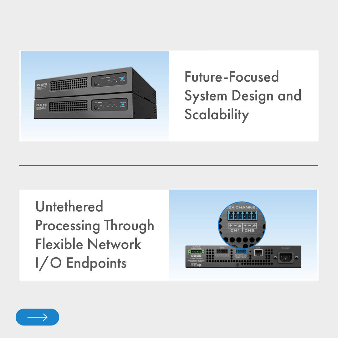 SPA-Q Series | Q-SYS Network Amplifiers