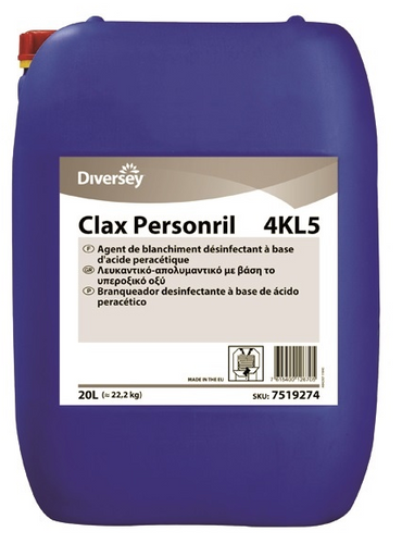Blanchiment Clax Personril 4KL5 bidon 20L | Socoldis