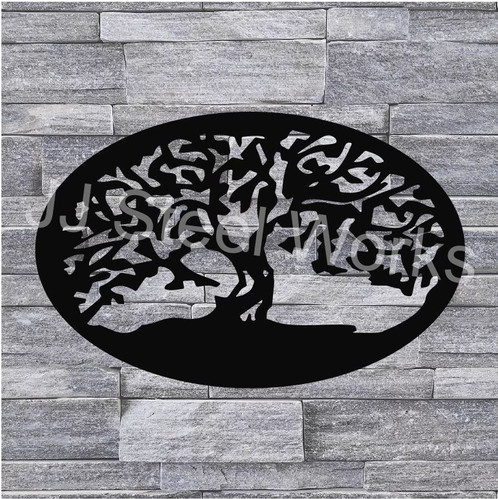 Tree Of Life Oval | JJ Steel Works