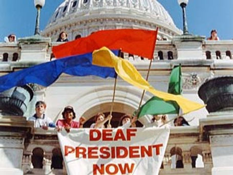 Deaf President Now Protest