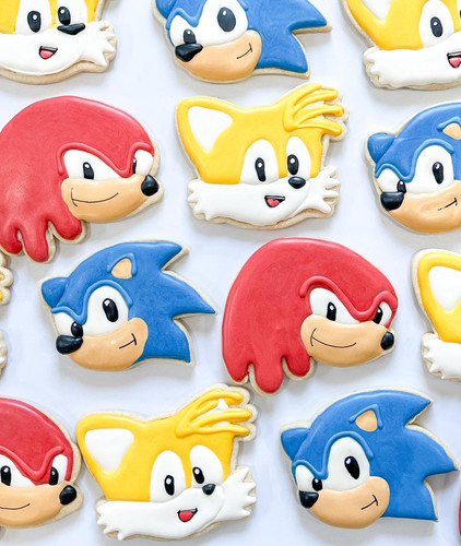 Sonic inspired Cookies | The Sweetest Place