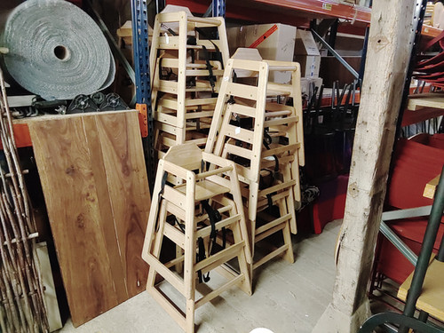 wooden high chairs | RAW Workshop