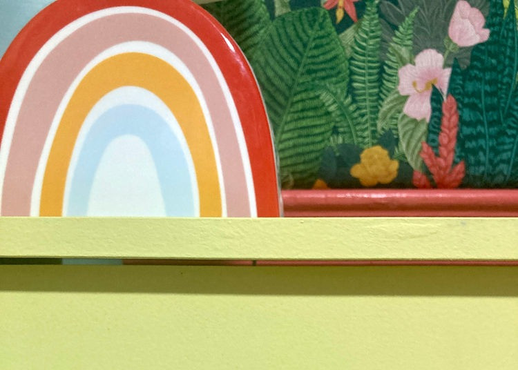 One Room Challenge Fall 2022 - Week 7 - Project Rainbow Finish line!