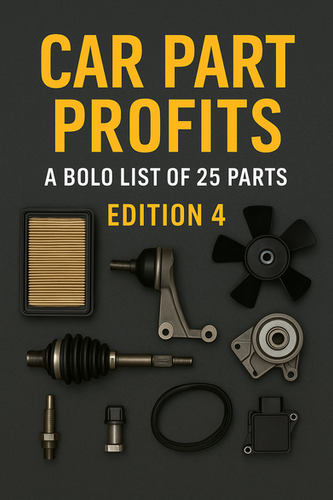 A Bolo List Of 25 Parts Edition 4 , January 2026 | Car Part Profits