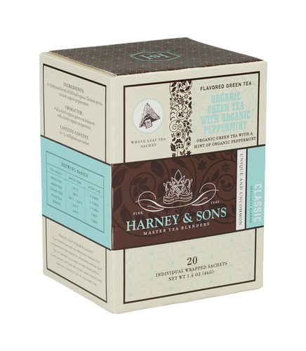 Organic green tea with organic peppermint | Harney & Sons MY