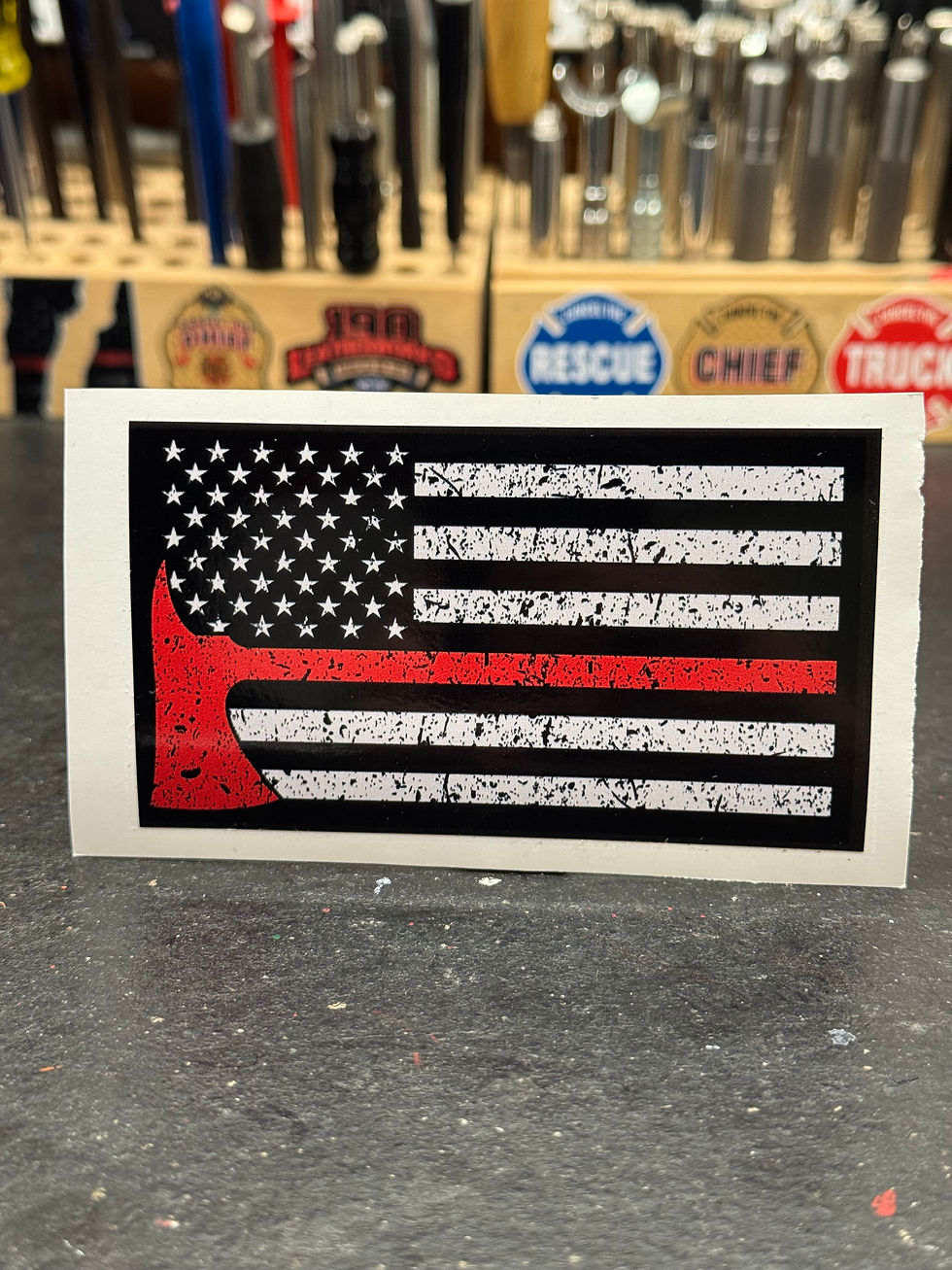 Thin Red Line Tool Flags | 190leatherworks, LLC