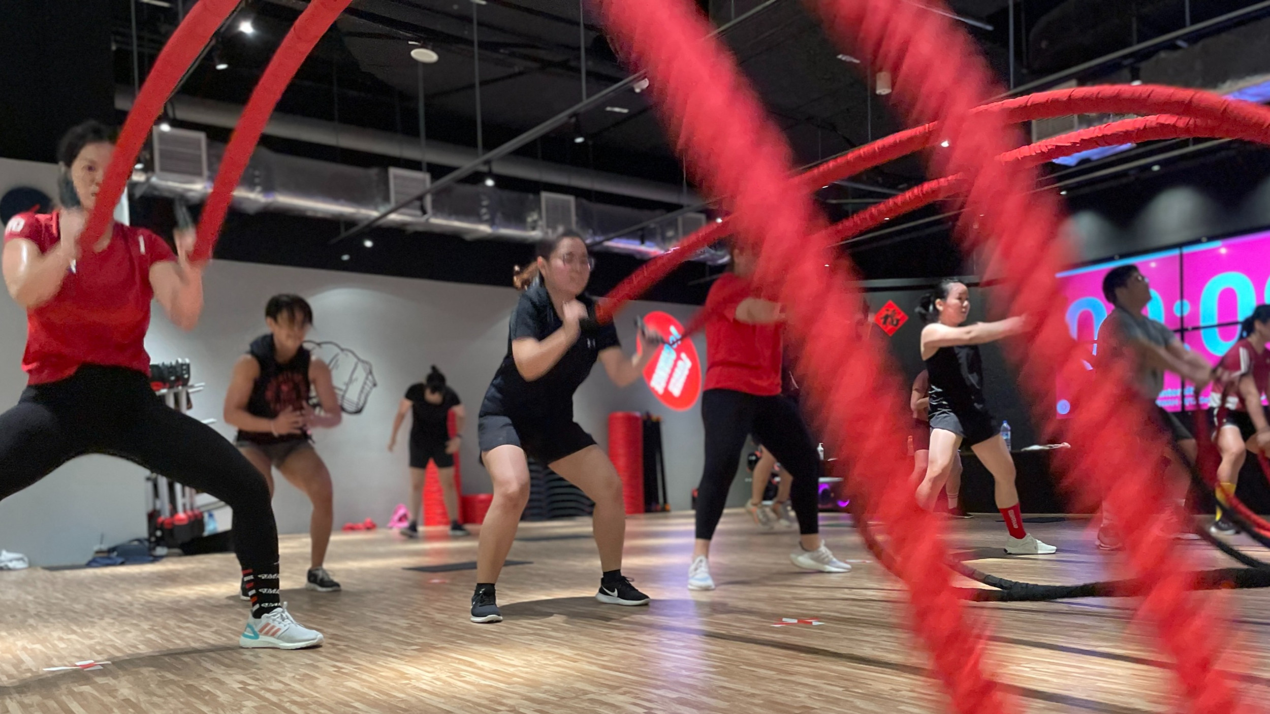 POWERWAVE battlerope fitness class | Chimpchampfitness | Singapore