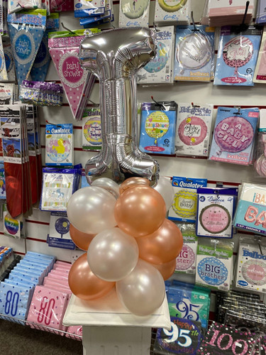 Small Number Balloon On Stack | Balloons Around Scot