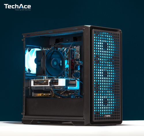 Intel Power 2C Build ( Intel i5 12400 + RTX 4060 ) | Tech Ace