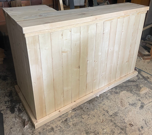 natural L shape | The Home Bar Store