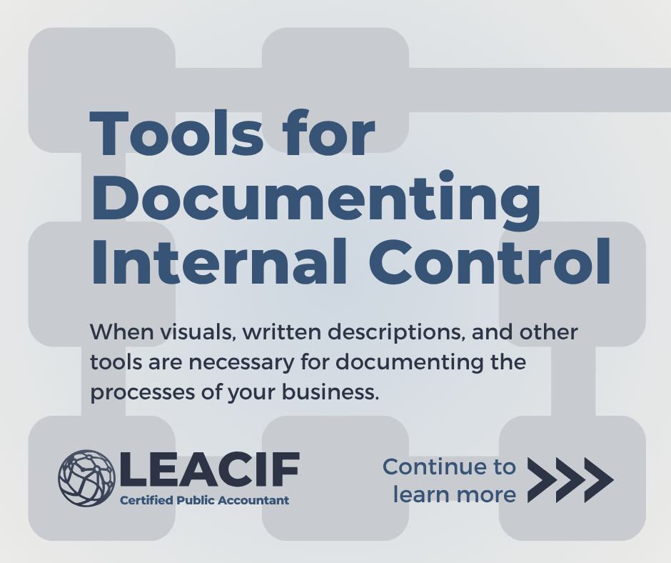 Tools for Documenting Internal Control