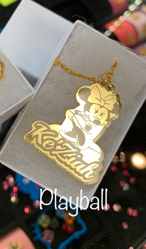 Minnie Mouse Standing|Name Charm | asjewelz