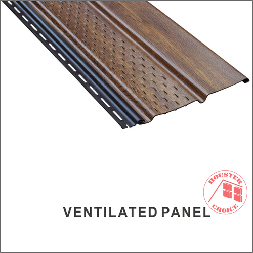 PVC SOFFIT VENTED PANEL (Color Wood Pattern) | HOUSTER CHOICE
