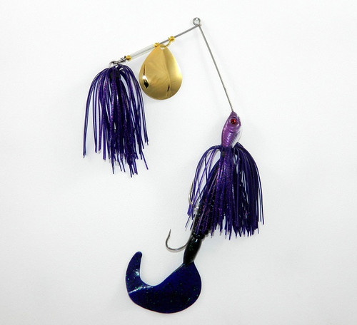 Cod Cruncher Spinnerbait Purple Neon | mcgrath-lures-aust