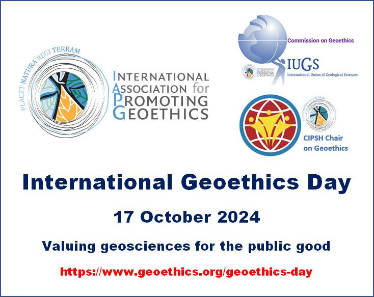 Don't miss to celebrate the International Geoethics Day 2024 on 17 ...