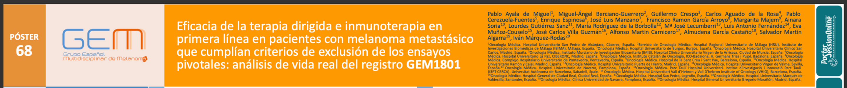 Terapia dirigida e inmunoterapia en excluidos de ensayos de melanoma ...