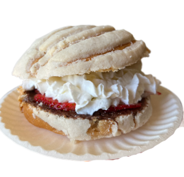 Concha rellena | A Taste of Mexico