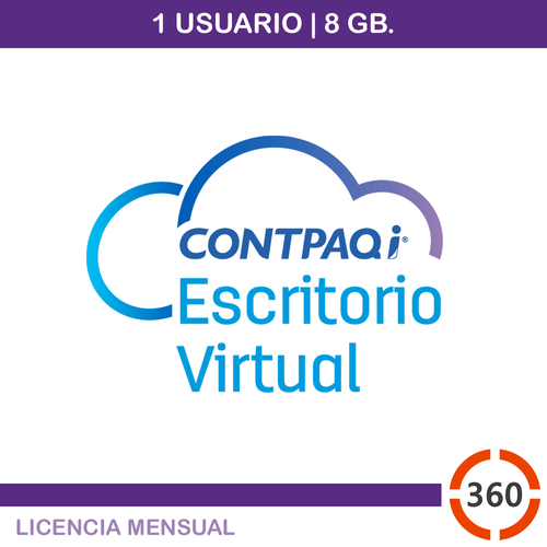 Precio CONTPAQi Escritorio Virtual (Plus) | Sistemas360 Comprar en línea