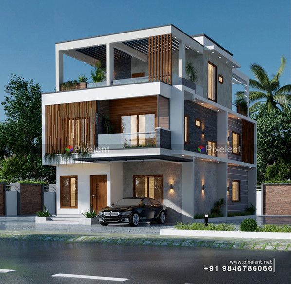 Pixelent | 3D Exterior | House Designs