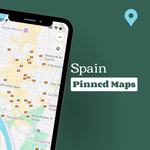 Spain Travel - Pinned Google Maps | Noms Brews & Views