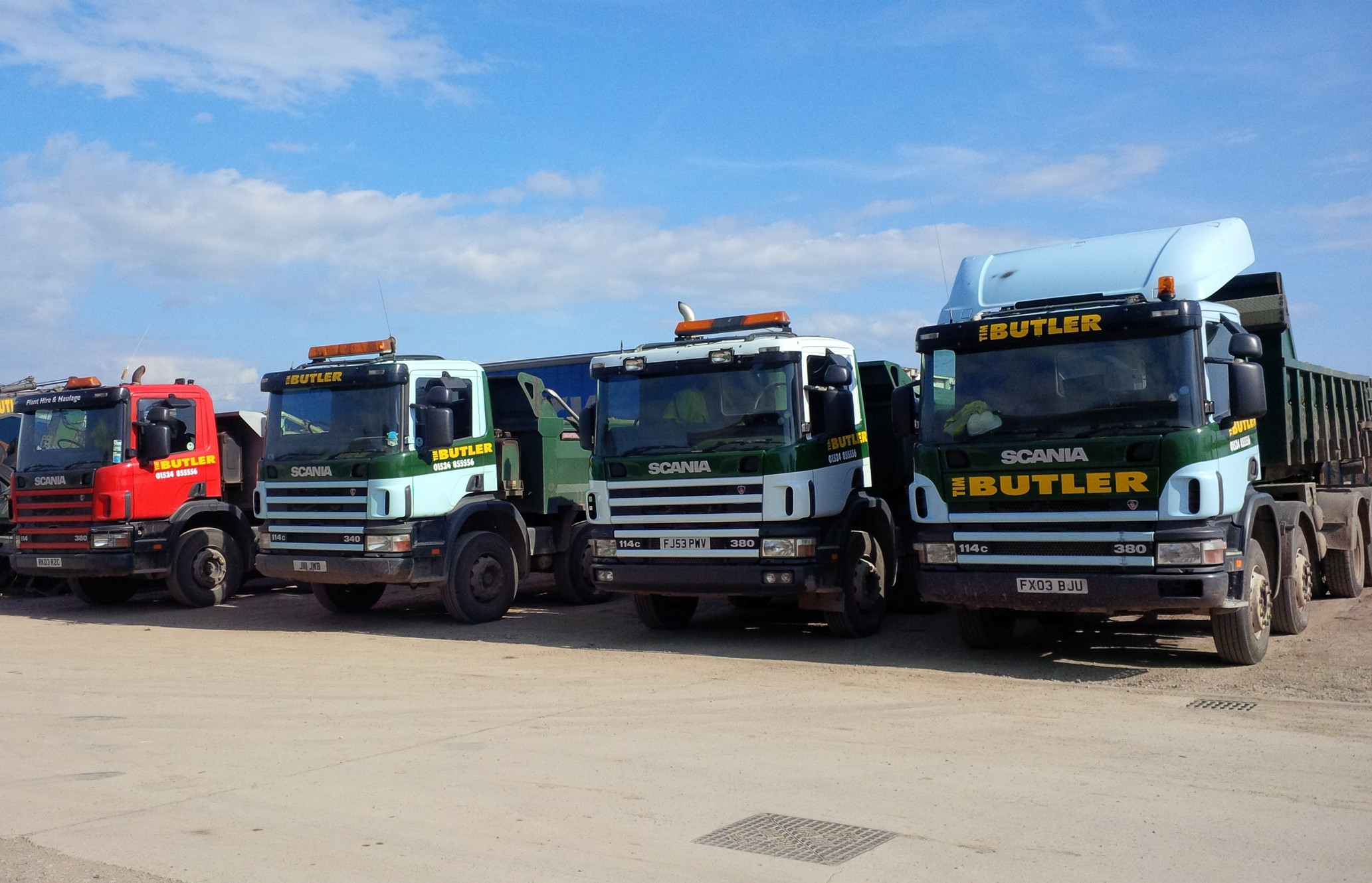 Butler Contractors muck away shift earth movement Heysham Morecambe