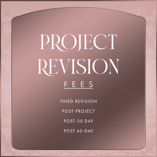 Project Revision fee | Goddess Graphics