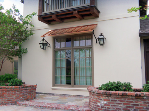 Copper Awning with Supports | Mysite