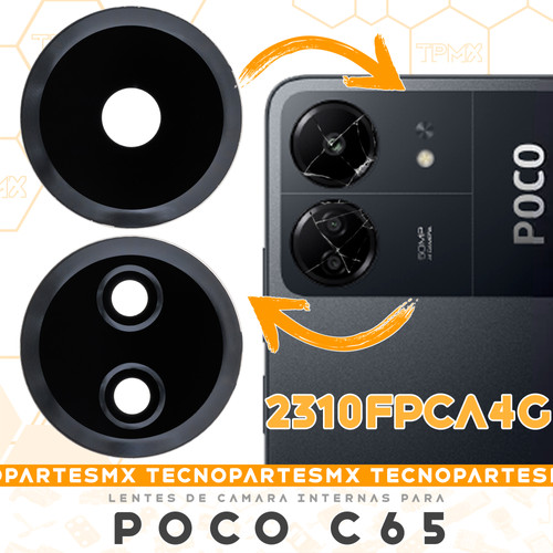 Lente Cristal Refacción De Cámaras Para Xiaomi Poco C65 2310FPCA4G ...