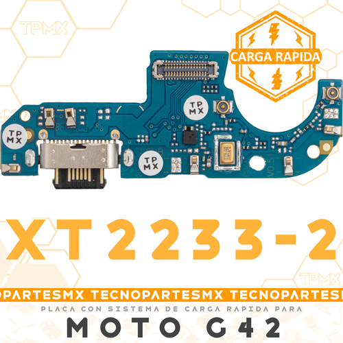 Placa Tablilla Centro De Carga Para Moto G42 Carga Rapida | Tecnopartesmx