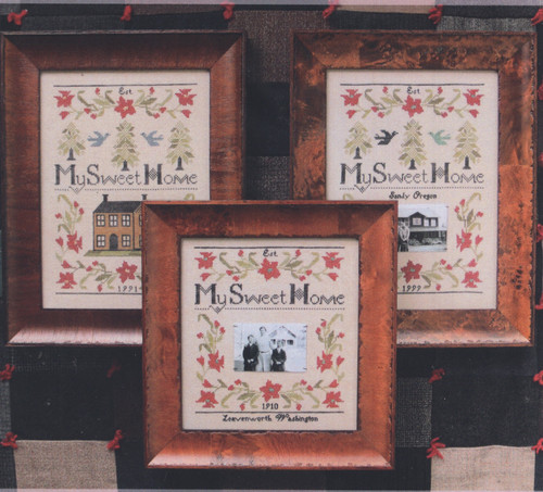 MY SWEET HOME Heartstring Samplery Heartst Pattern Only | The Stitchery ...