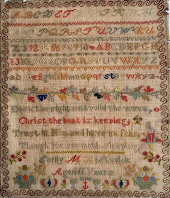 THOUGH HE SEEMETH SLEEPING Lucy Beam Lucy Be Pattern Only | The Stitchery Nook