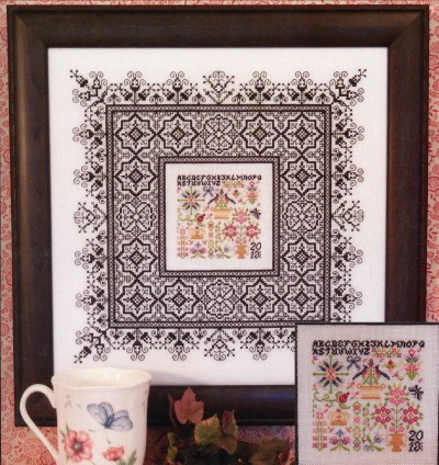 BLACK LACE SAMPLER Rosewood Manor Pattern Only | The Stitchery Nook