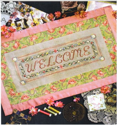 SUMMER WELCOME SAMPLER Victoria Sampler Pattern Only | The Stitchery Nook