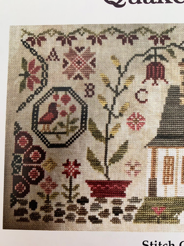 QUAKER FARMHOUSE PART 1 SHOP HOP PATTERN Blueberry Ridge & Pansy Patch ...