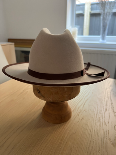 Open Road Cattleman Crease Fur Felt Fedora, Size 60cm | PJ Murphy And Son