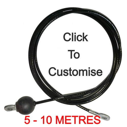 Replacement Custom made Commercial grade Gym cable 6mm between 5&10 ...