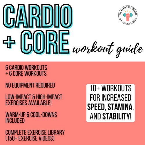 Cardio + Core Workout Guide | TheBariatricTrainer