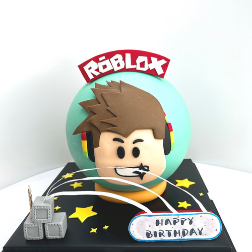 Roblox 造型 扑爆蛋糕 配Magic fire牌 | C for Cake