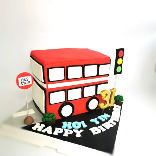 Bus 巴士 翻糖牛油蛋糕 | C for Cake