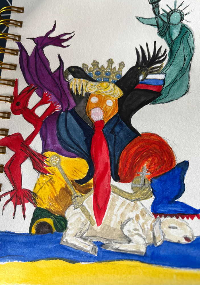 Inspired by Fireside Angel by Max Ernst 1937 | Art with Tricia