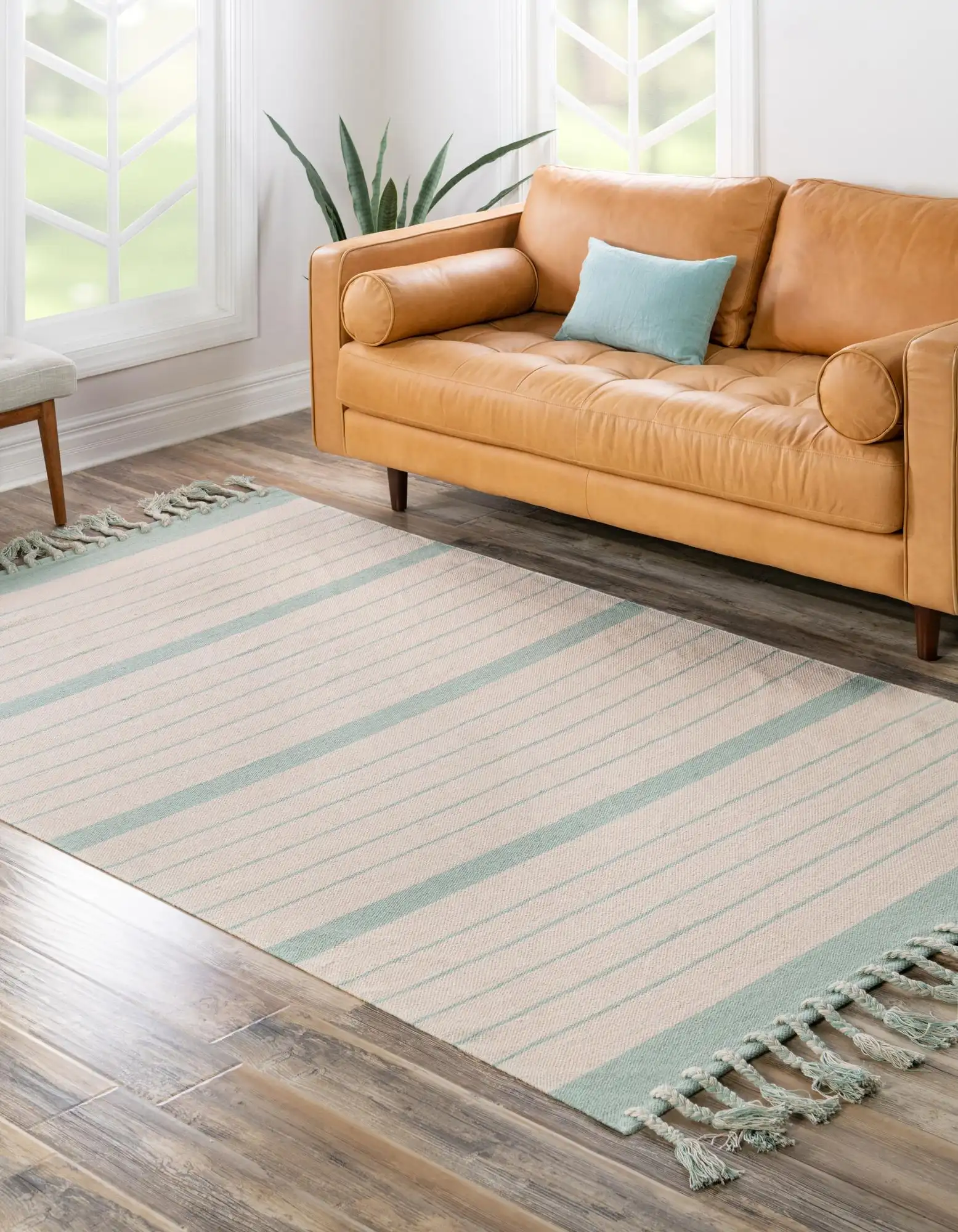 Chindi Cotton Rectangle Rug | Spaces