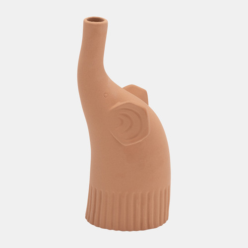 Terracotta Elephant Vase | Spaces