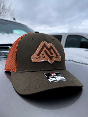 Mountain Logo Hat | Flatline Maps