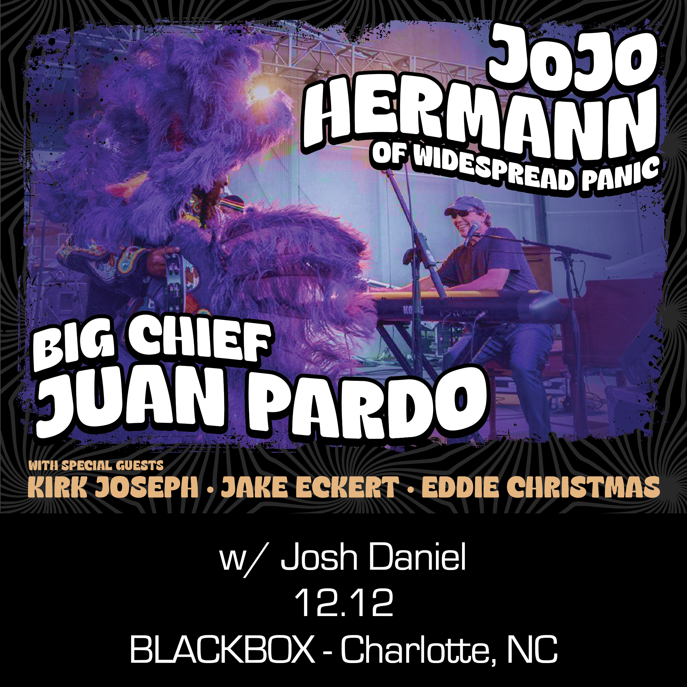 JoJo Hermann (of Widespread Panic) and Big Chief Juan Pardo with ...