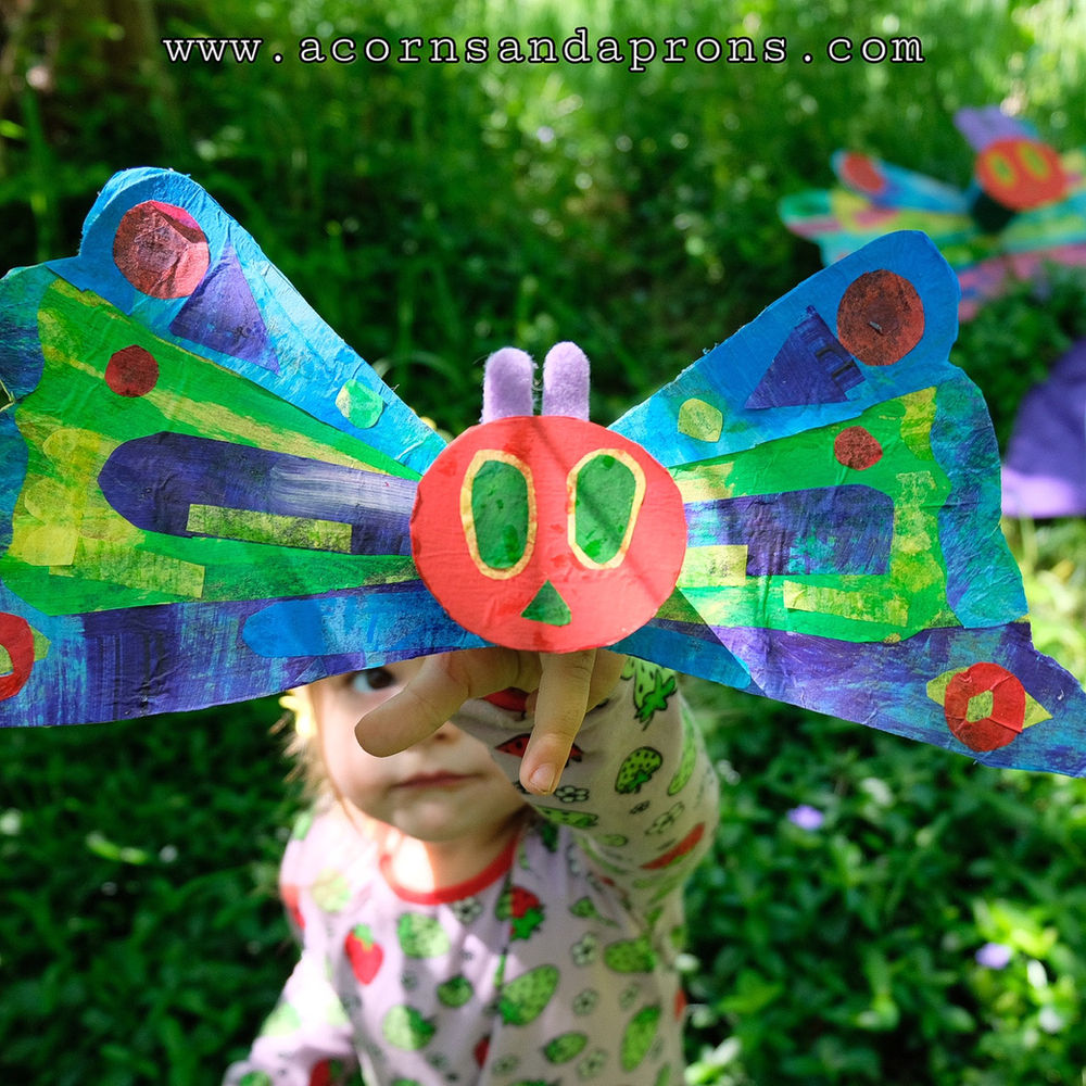 The Very Hungry Caterpillar BUTTERFLY Craft