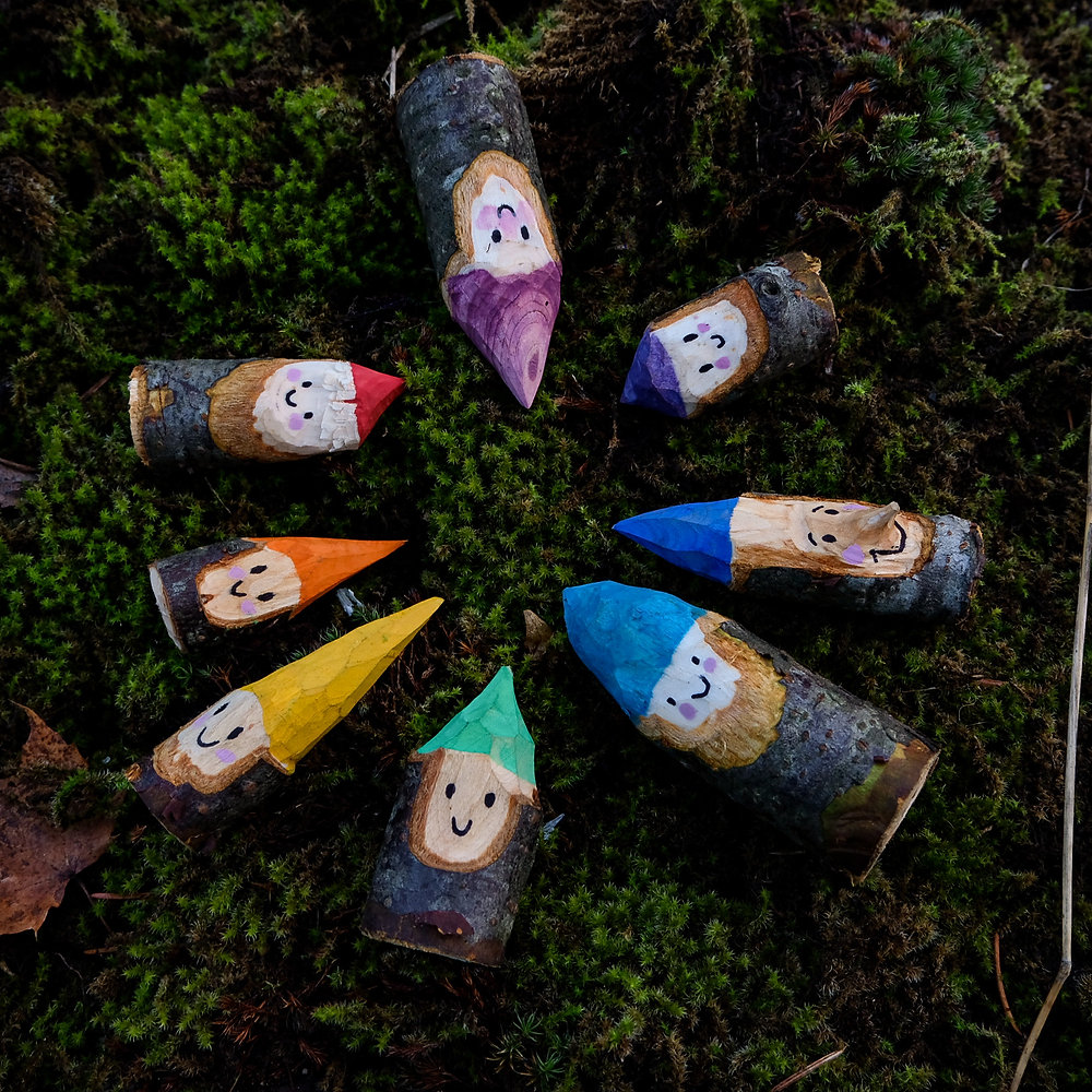 Whittled Stick Gnomes