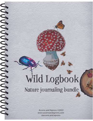 Wild Logbook - nature journaling bundle | Acorns and Aprons