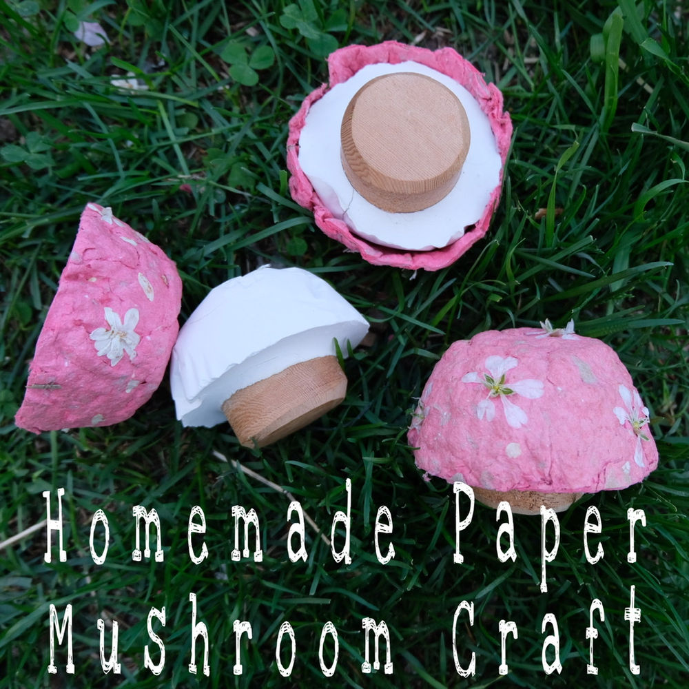 Homemade Paper Mushroom Craft